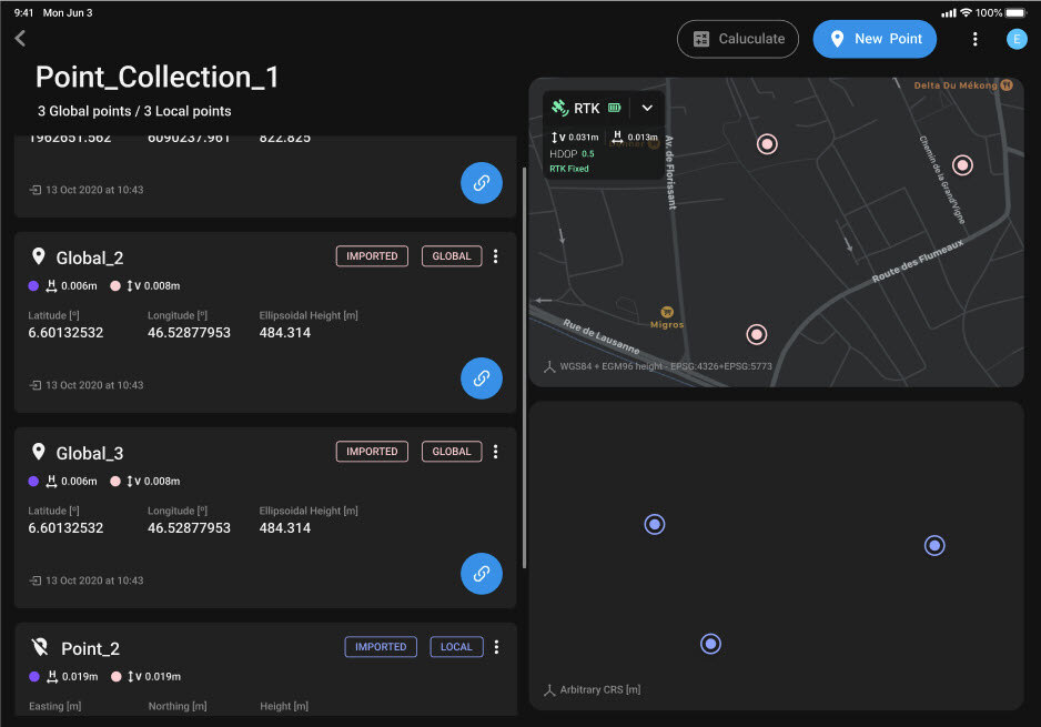 Site Localization - PIX4Dcatch